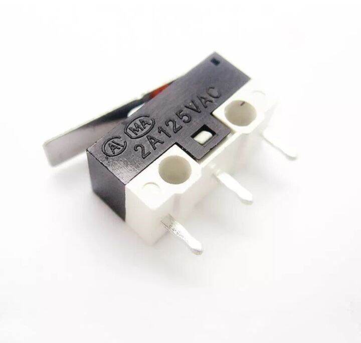 2A 125V Ultra Mini Lever Actuator Mouse Switch SPDT Sub Miniature Micro Switch with Shaft ...