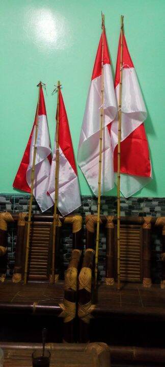 Tiang Bambu + Bendera | Lazada Indonesia