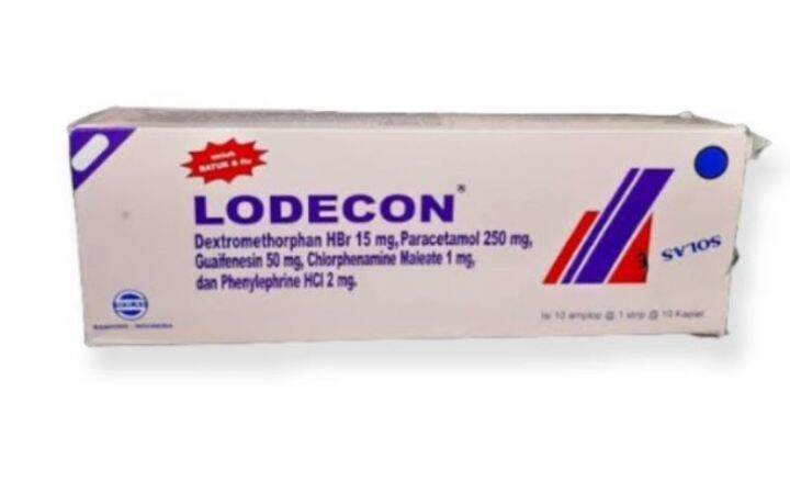 Lodecon / 100 tablet obat flu dan batuk | Lazada Indonesia