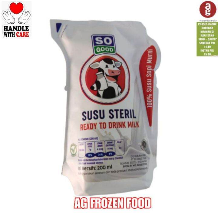 So Good Susu Steril Ready To Drink 200 ML | Lazada Indonesia