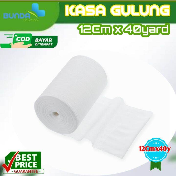 Kasa Gulung Perban Roll Besar Hidrofile Kain Plester Pembalut Luka ...