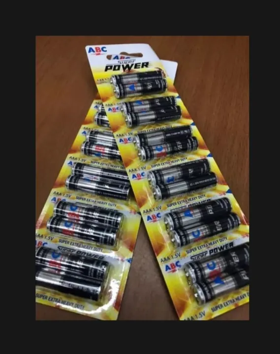 Batu batre abc kecil hitam 12 pcs | Lazada Indonesia