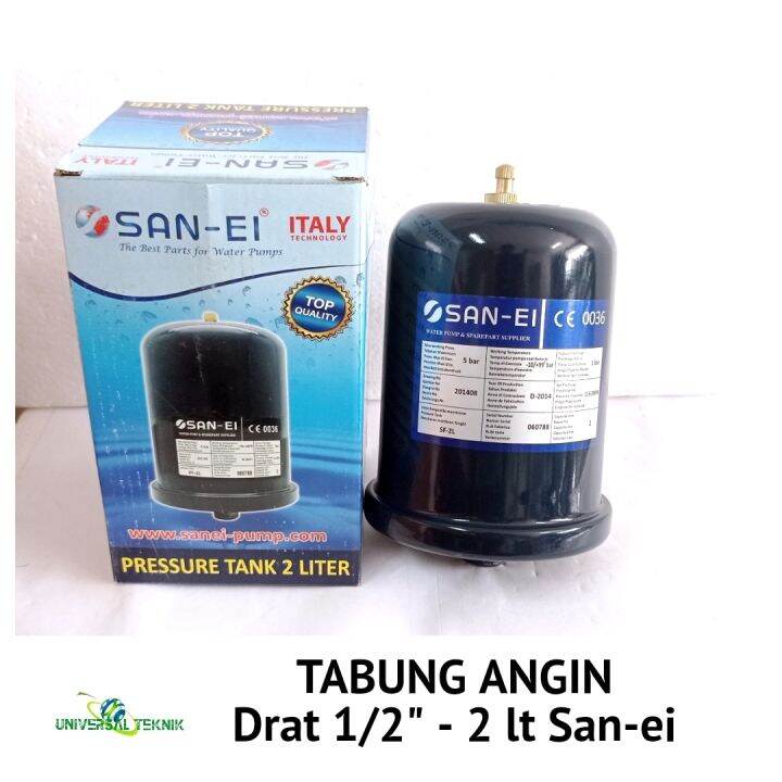 Tangki tabung angin 2liter san-ei drat 1/2" / pressure tank san-ei ...