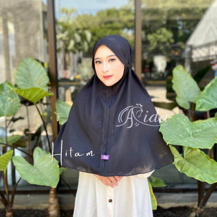 KERUDUNG BERGO MARYAM WOLFIS PREMIUM UKURAN STANDAR BY AIDA HIJAB ORIGINAL REALPICT PART II ...
