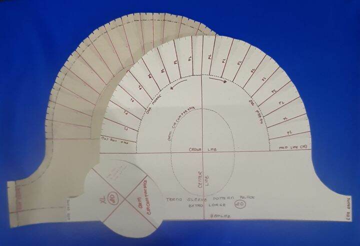 SEWING PATTERNS TERNO (FILIPINIANA) SLEEVE PATTERN SEWING TAILORING ...