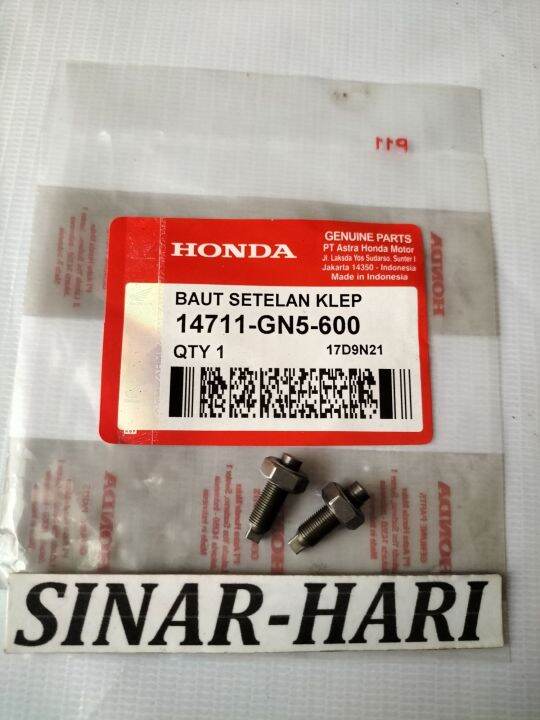 BAUT/ MUR STELAN PLATUK KLEP GN5 HONDA ORIGINAL GREND ASTREA PRIMA REVO ... BAUT/ MUR STELAN PLATUK KLEP GN5 HONDA ORIGINAL GREND ASTREA PRIMA REVO ...