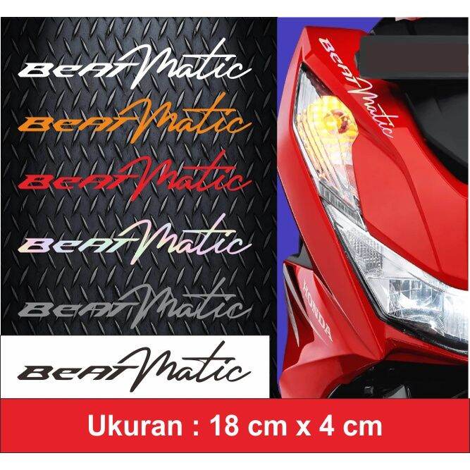 Cutting Stiker Lis Motor Sayap Beat Matic/Sticker Sayap Beat Matic ...