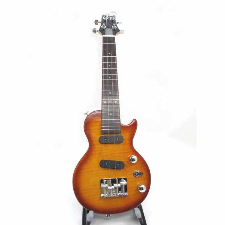 Vorson E-ukulele Electric Ukulele 26-Inch Electric Ukulele LP Type ...
