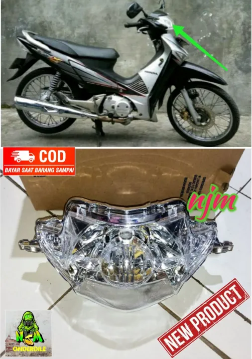 Reflektor Headlamp Lampu Depan Honda Supra X 125 lama old kualitas ...
