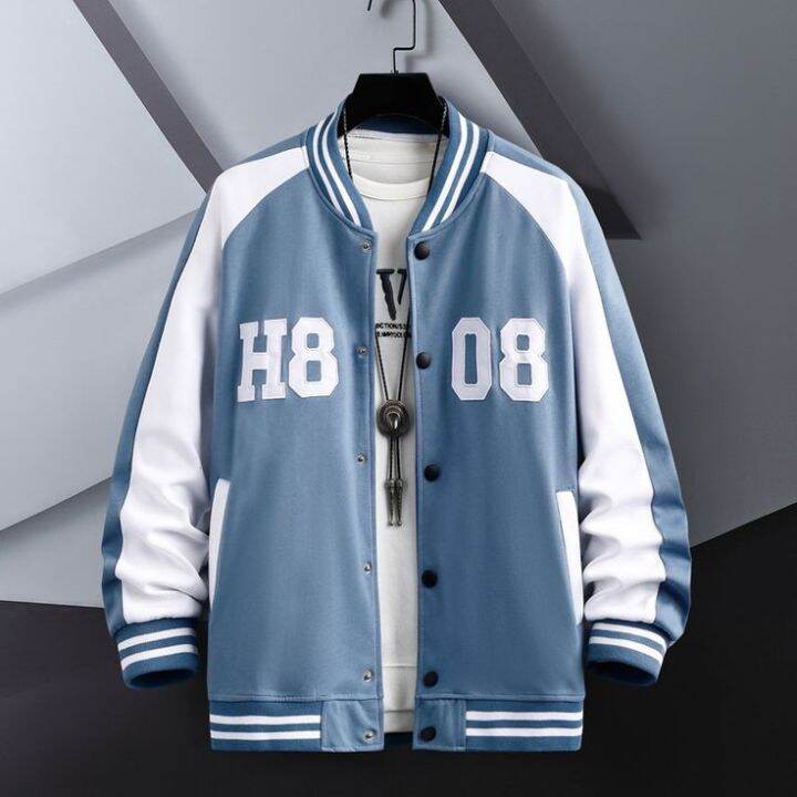 JAKET VARSITY PRIA JACKET BASEBALL OVERSIZE UNISEX JUMBO MIX KOMBINASI ...