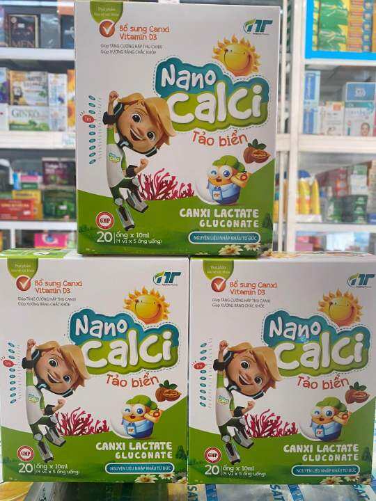Thực phẩm bổ sung canxi cho trẻ Nano CANCI Tảo Biển | Lazada.vn
