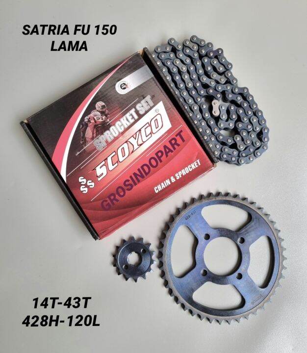 GEAR SET GIR PAKET SATRIA FU150 LAMA-SATRIA FU 150 LAMA CARBU (SCOYCO ...