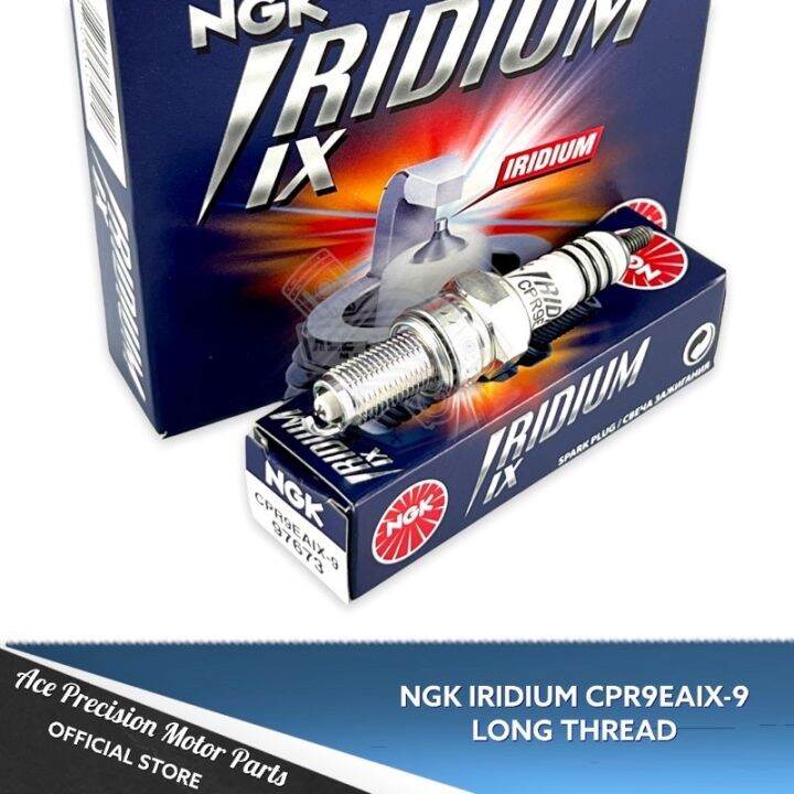 NGK Iridium Spark Plug CPR7EAIX-9/CPR8EAIX-9/CPR9EAIX-9 Long Thread (1PC) | Lazada PH
