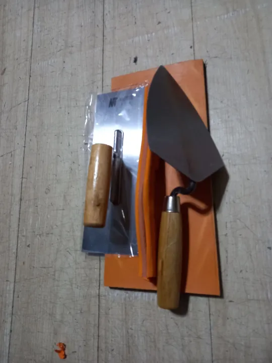 combo package flastering tools 1 pc rodela rubber, 1 pc kutsara size 8 ...