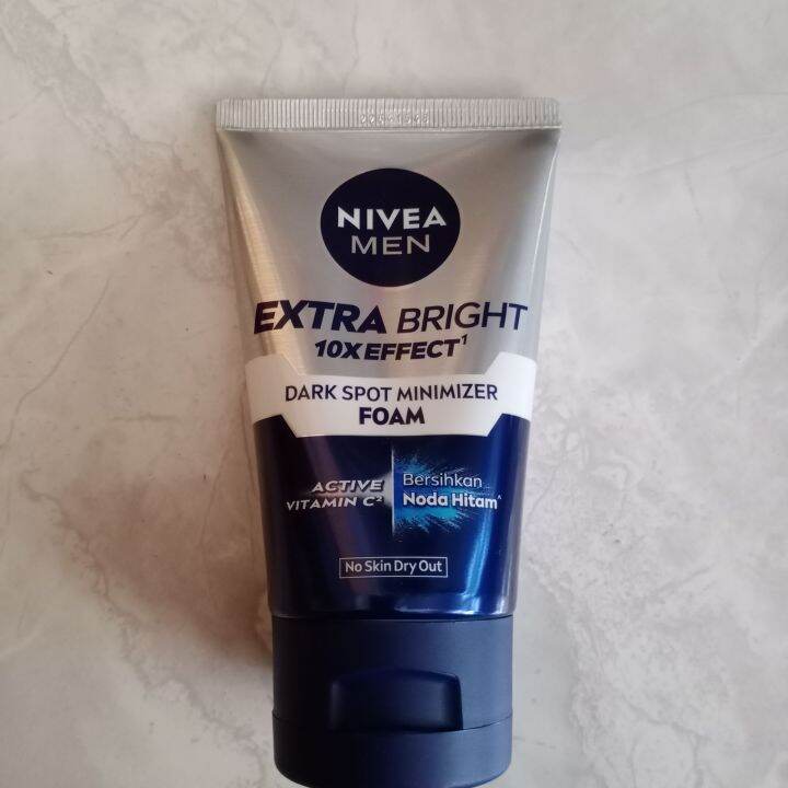 Nivea Men Extra Bright Dark Spot Minimizer Foam 100ml | Lazada Indonesia
