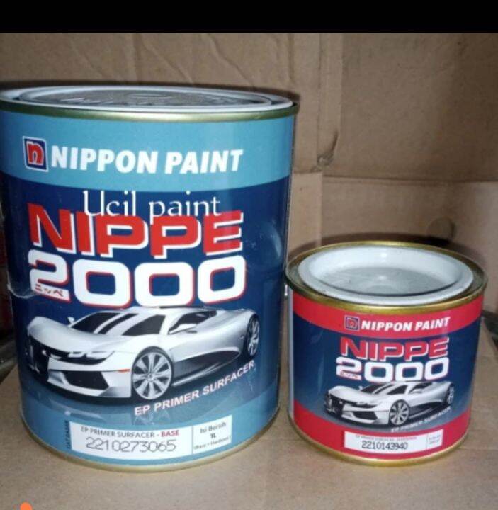 Nippe 2000 Epoxy Primer Surfacer 1/4 Cat Dasar abu abu | Lazada Indonesia
