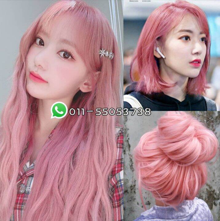 Sakura Pink Hair Dye⚡Local Ship⚡Saloon PROFESSIONAL COLOUR CREAM HAIR ...