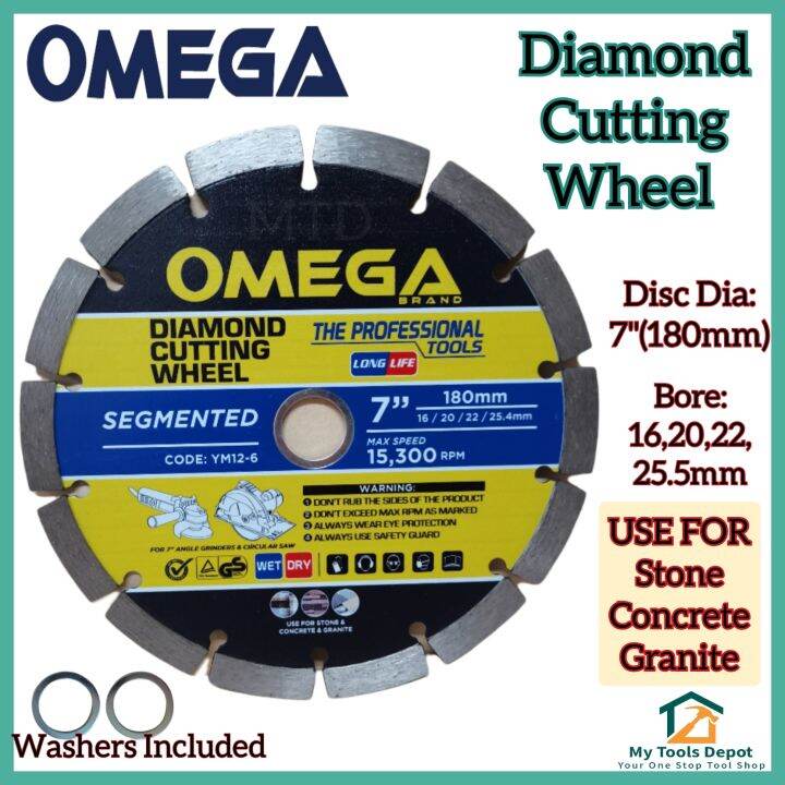 Omega Diamond Cutting Wheel 7" SEGMENTED | Lazada PH