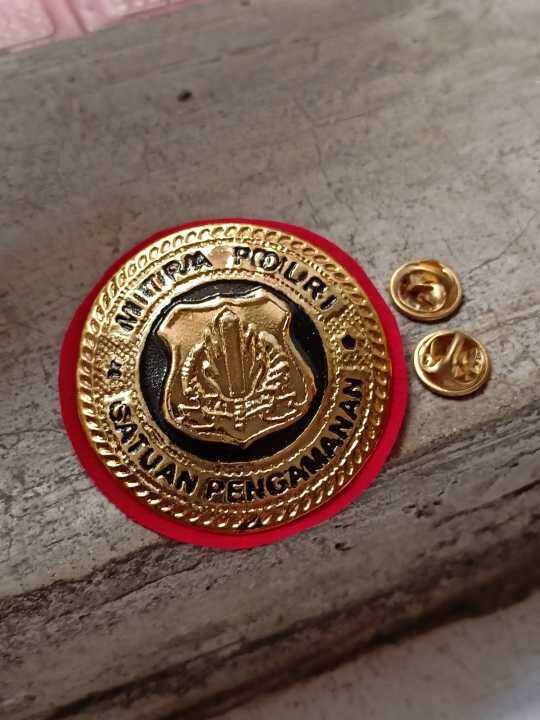 PIN LENCANA MITRA POLRI SATPAM SECURITY | Lazada Indonesia