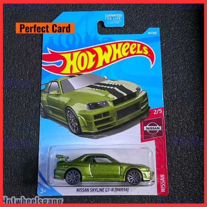 Hot Wheel Nissan Skyline GTR BNR34 Hot Wheels 2019 Collections Series ...