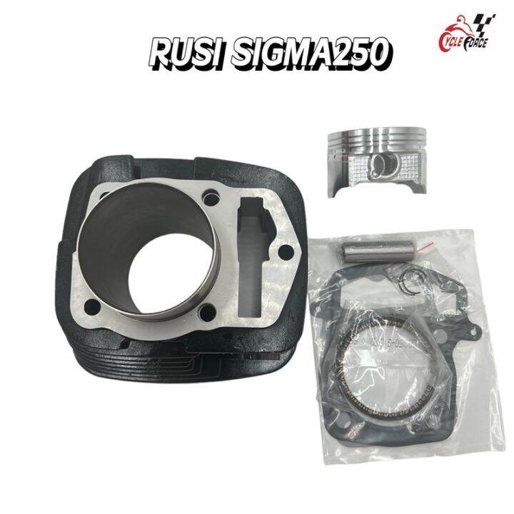 cylinder block set rusi sigma 250 65.5mm standard size | Lazada PH