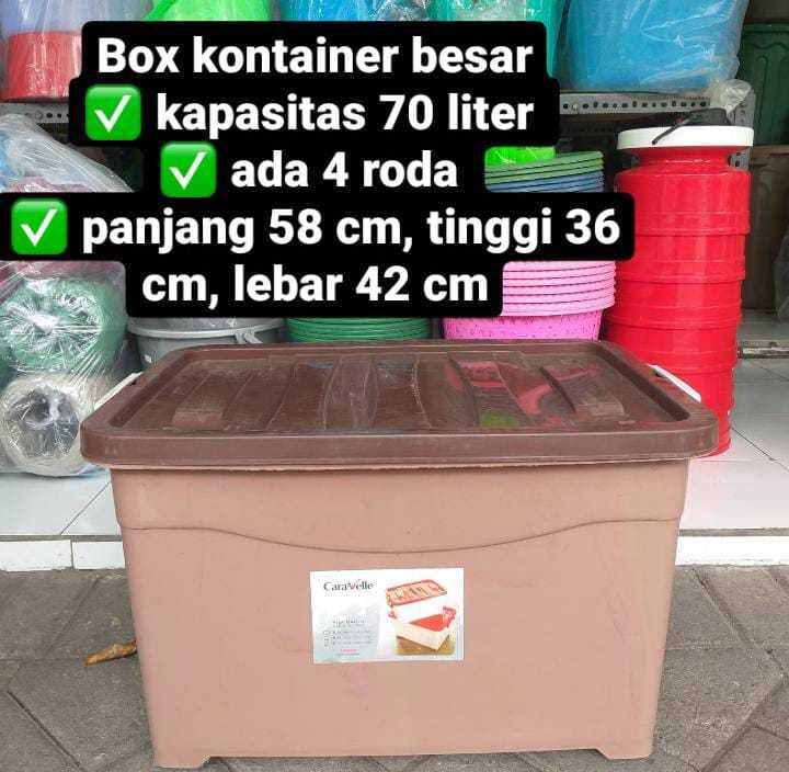 Box kontainer besar 70 liter / kotak perkakas / box baju / tempat ...