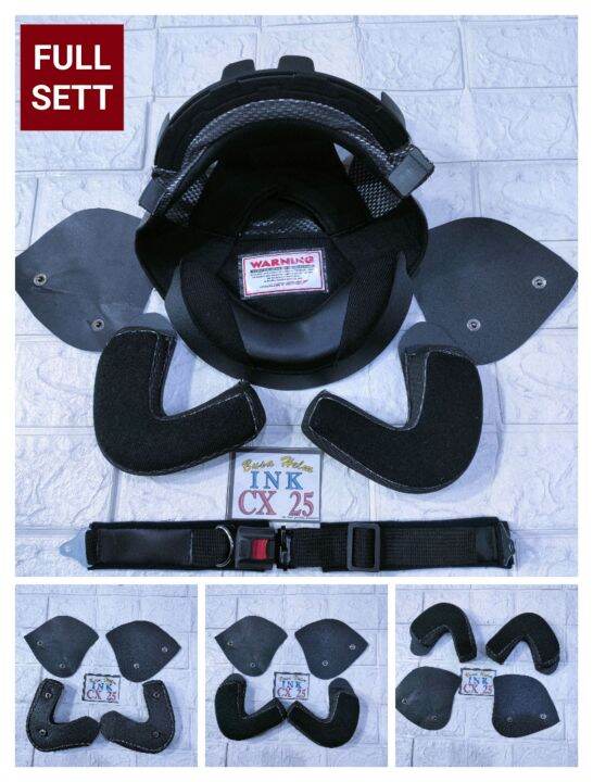 SPON BUSA HELM HALF FACE INK CX25 FULL SETT | Lazada Indonesia
