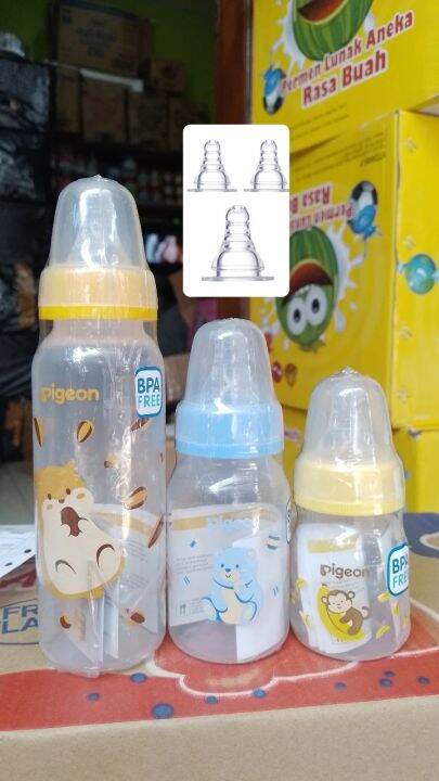 Pigeon Bottle Standard | Botol susu bayi dot ulir Anti sedak 50ml / 120 ...
