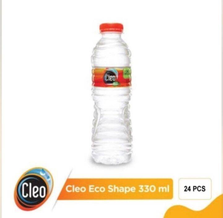 Air Murni Botol Cleo Eco Shape 330 ml | Pure water 330ml | Lazada Indonesia