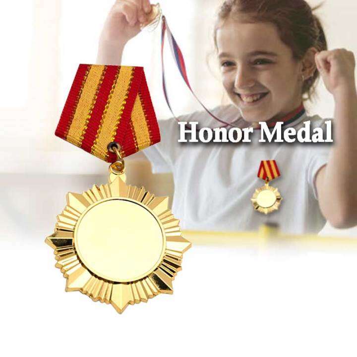 Metal Honor Medal / Blank Gold Medal / Award Medal / Graduation Gold ...