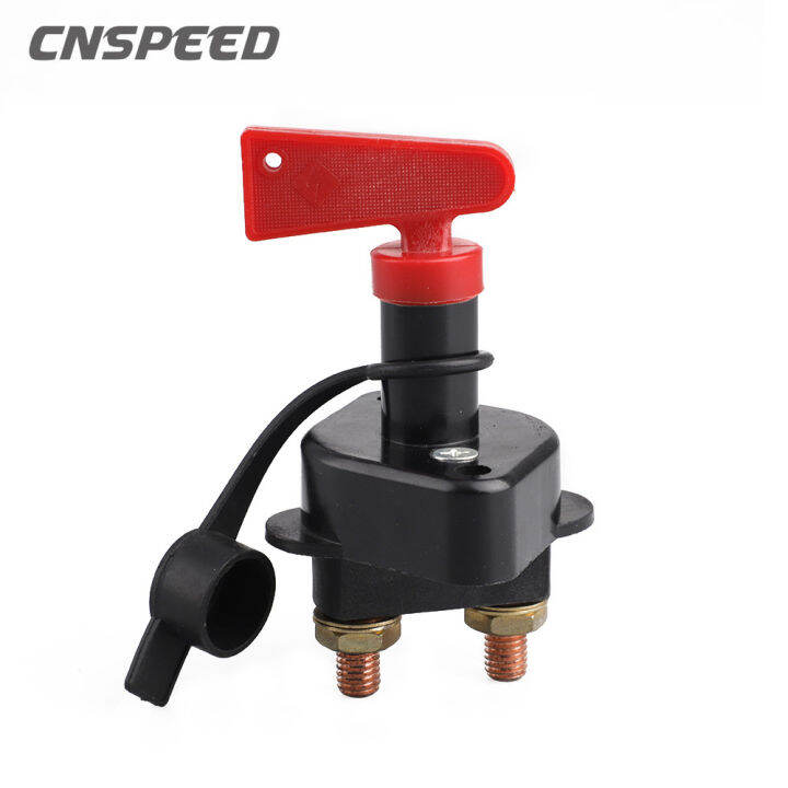 12V 24V Red Key Cut Off Battery Main Kill Switch Vehicle Car Modified ...