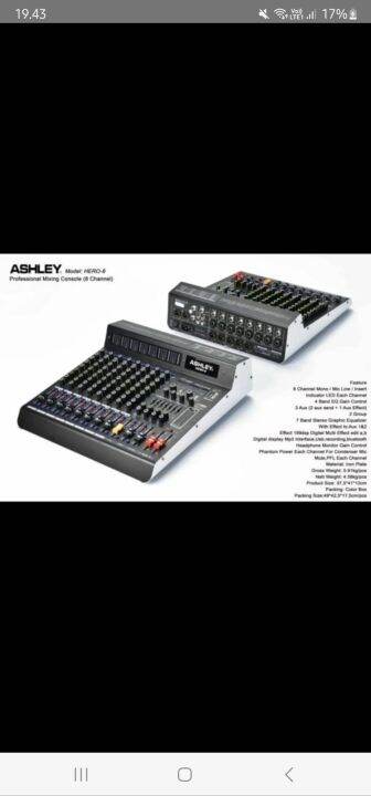 MIXER ASHLEY HERO 8 HERO 8 MIXER ASHLEY 8 CHANEL MULTI EFFECT DSSP ...