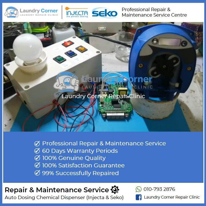 Repair & Service | Auto Dosing Chemical Dispenser Pump Injecta & Seko ...