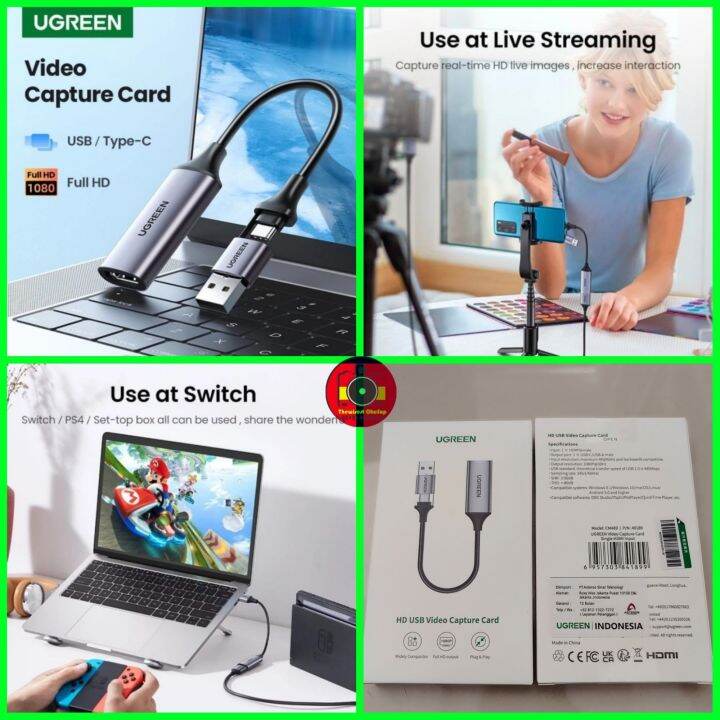 Ugreen USB video Capture Card FHD HDMI to USB Type C 40189 | Lazada ...