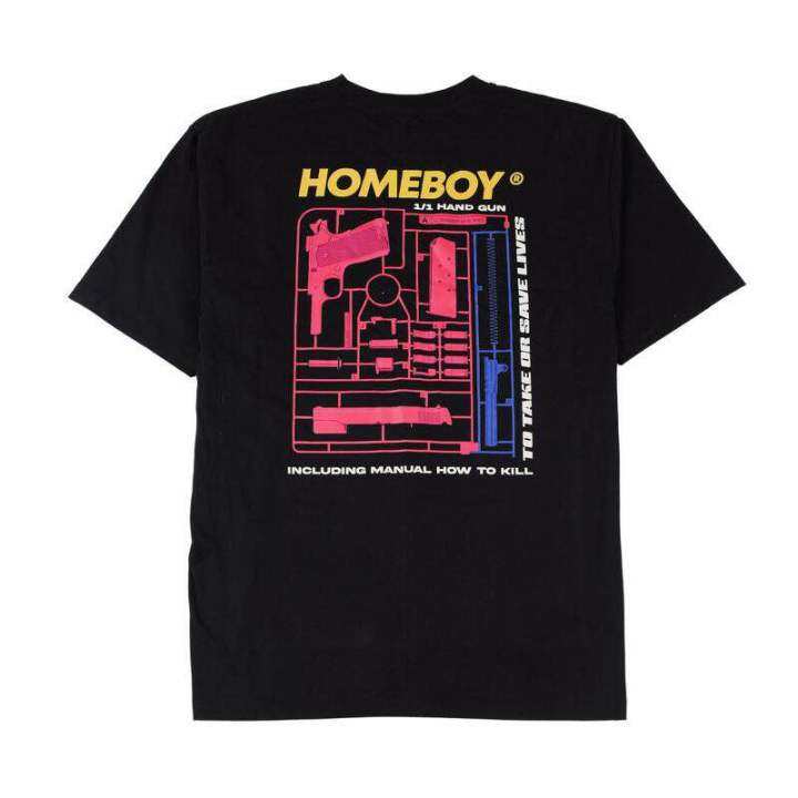 HOMEBOY เสื้อยืดผู้ชายลาย HB.GUNLAB | Lazada.co.th