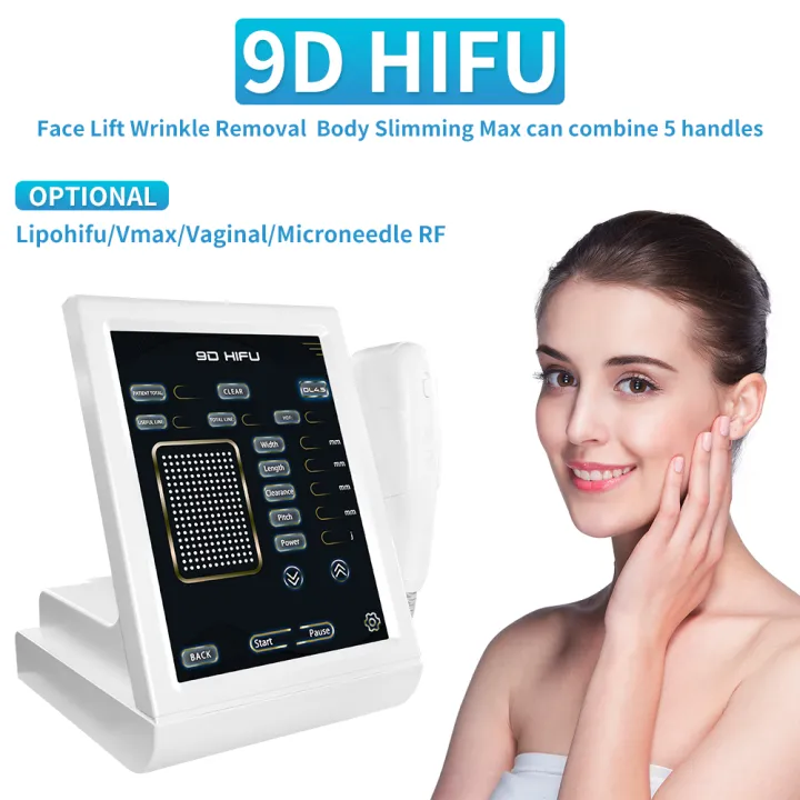Newest Professional Anti-wrinkle Hifu Machine 9D Smas Lifting SkinTightening 9D HIFU Machine ...