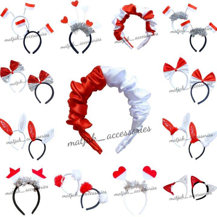 Bando Bendera Merah Putih Indonesia 17 Agustus Atribut Perlengkapan ...