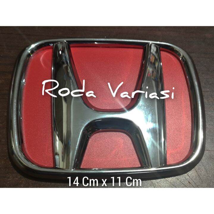 Emblem Logo Lambang Honda (H) Merah 14 Cm x 11 Cm | Lazada Indonesia