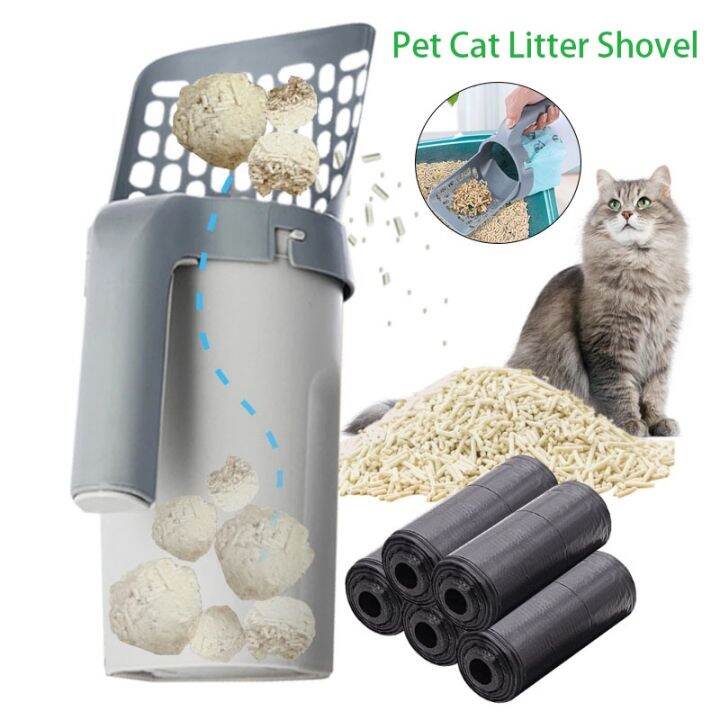 Pet Cat Litter Shovel Pet Toilet Cleaning Tool Cat Litter Scoop ...