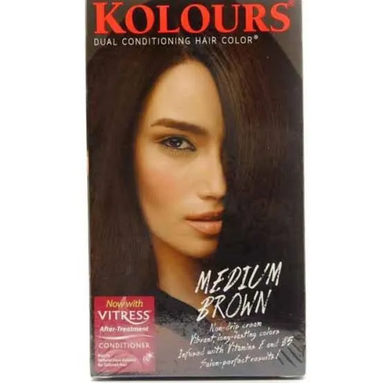 Kolours Cream Hair Dye Medium Brown | Lazada PH