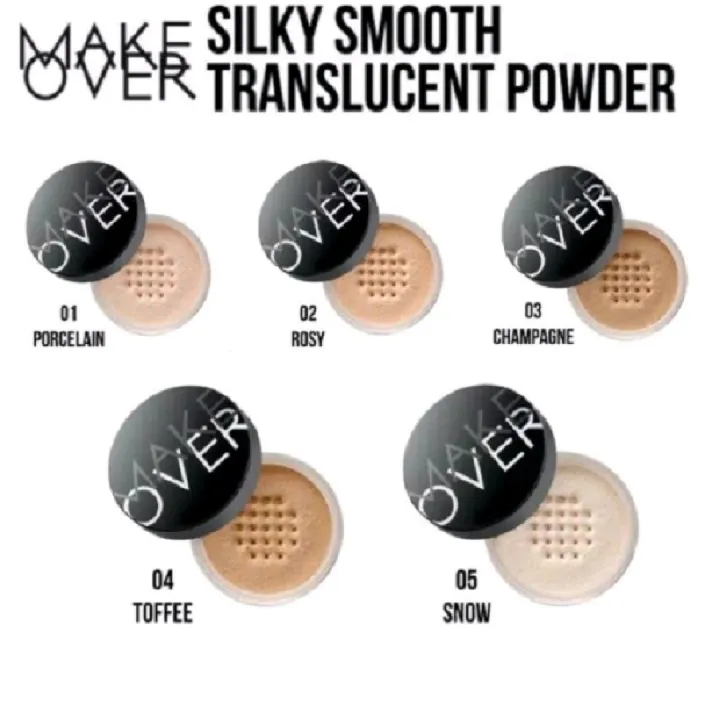 Make Over Silky Smooth Translucent Powder 35gr | Lazada Indonesia