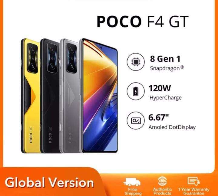 Poco F4 GT 5G 8/128GB Smartphone Snapdragon 8 Gen 1 Global version (1 ...