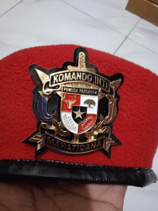 BARET PEMUDA PANCASILA DAN EMBLEM | Lazada Indonesia