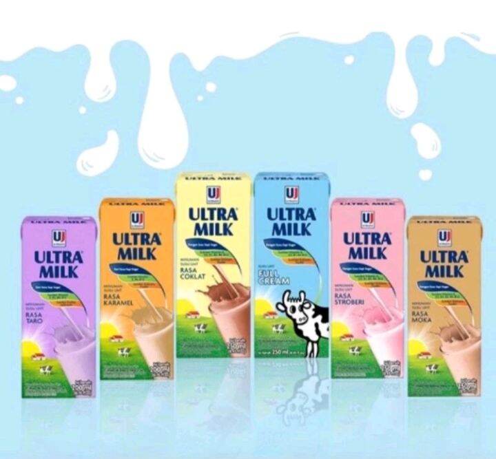 SUSU ULTRA MILK UKURAN 200ML ( 1Dus Isi 24 Pcs) | Lazada Indonesia
