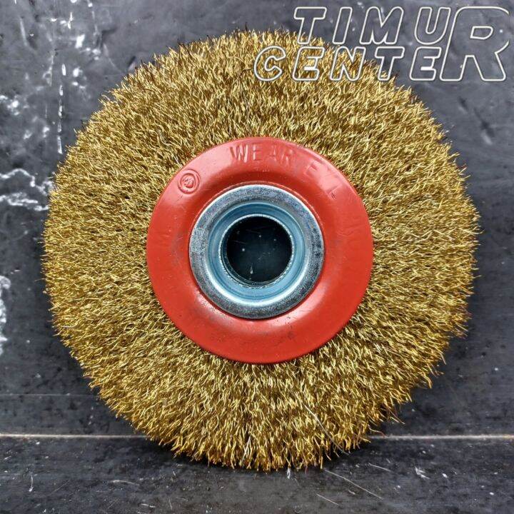 Sikat Kawat Bulat 8 inch Wire Brush 200 mm | Lazada Indonesia