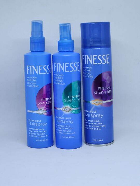 Finesse Hair Spray Maximum Touchable Hold & Extra Touchable Hold ...