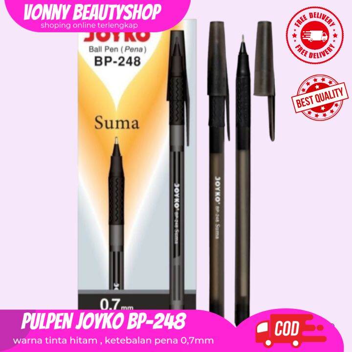 Pulpen Hitam Joyko Suma Ballpoint Pen | Lazada Indonesia