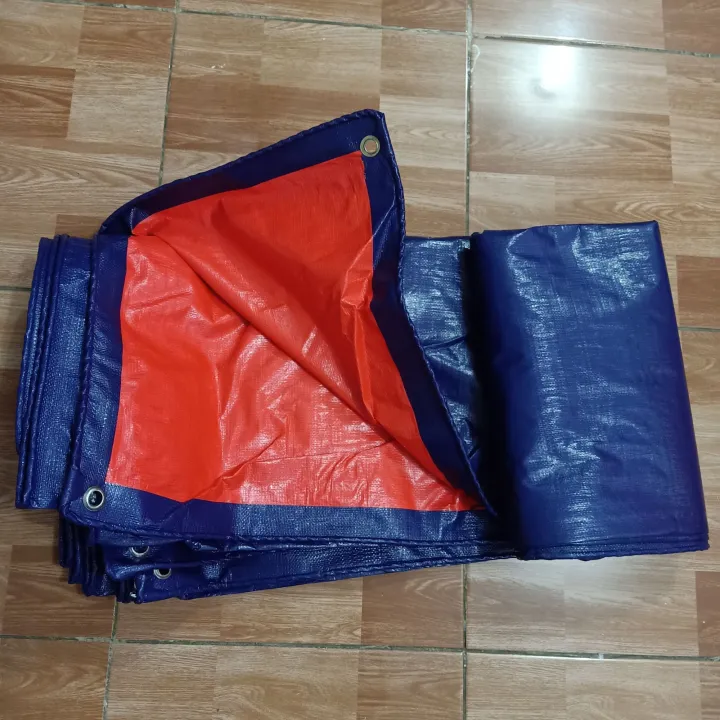 terpal (type A5)ukuran 5x6m, warna biru oren. | Lazada Indonesia