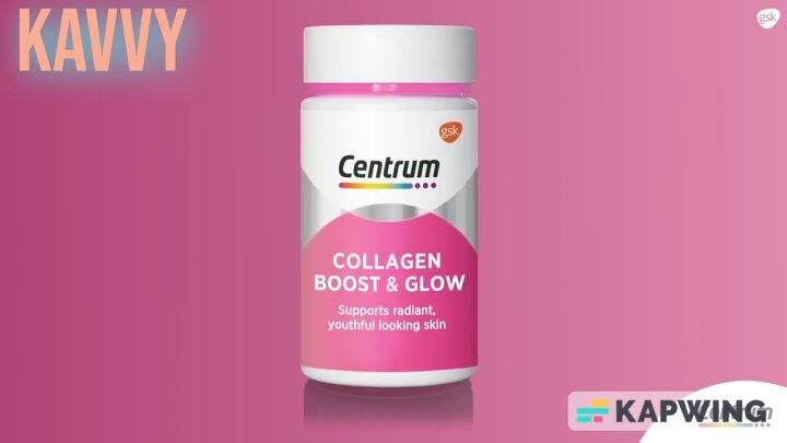 Viên uống Centrum Collagen Boost & Glow - Hộp 50 viên | KAVVY | Lazada.vn