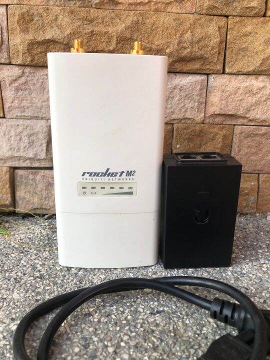 ubiquty ubnt rocket M2 พร้อม poe แท้ อัพเดทเฟิร์มแวร์เวอร์ชั่น 6.3.11 ...